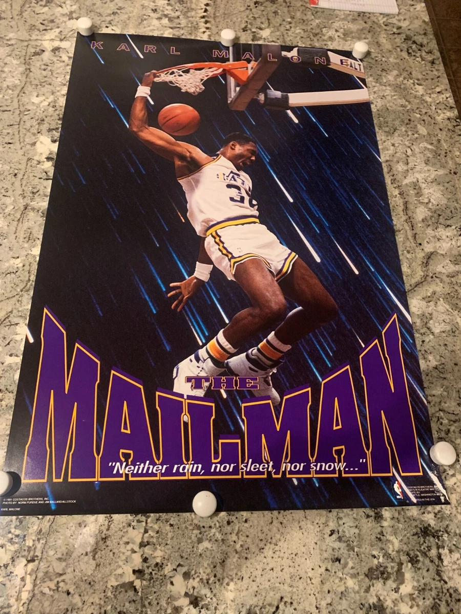 Karl Malone Mailman Poster