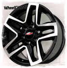 20" gloss black machine Trail Boss OE replica wheels fits 2022 Chevy ...