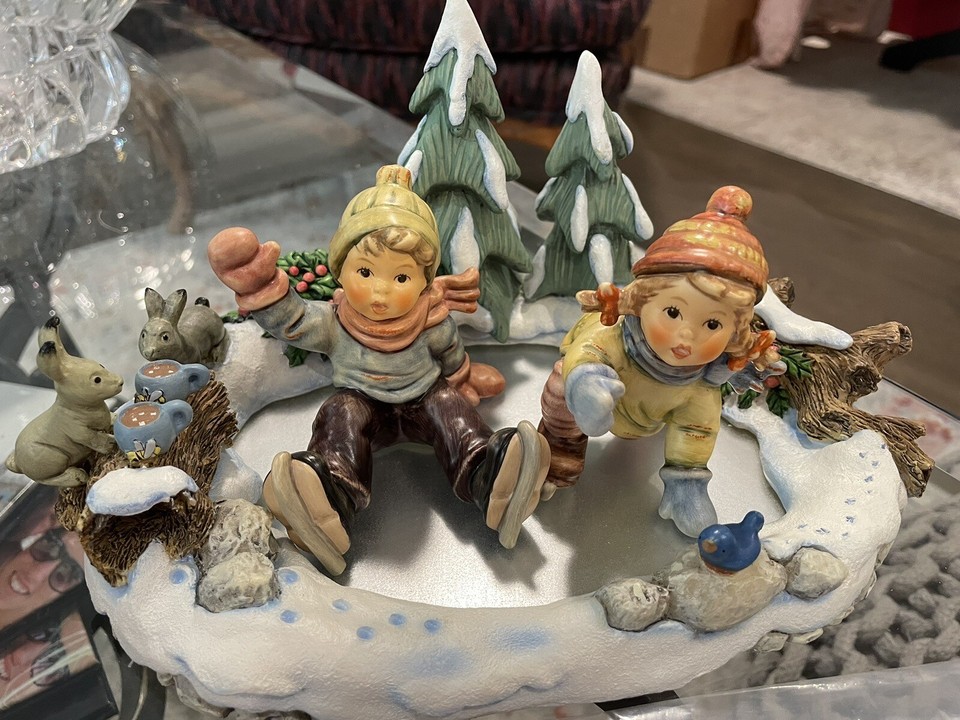 GOEBEL HUMMEL ICY ADVENTURE 1039 D SKATING LESSONS SKATE IN STRIDE 2058 ...