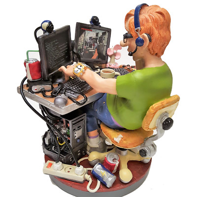 Professional - Computer Programmer Nerd XL Sculpture Figure 20613T | eBay