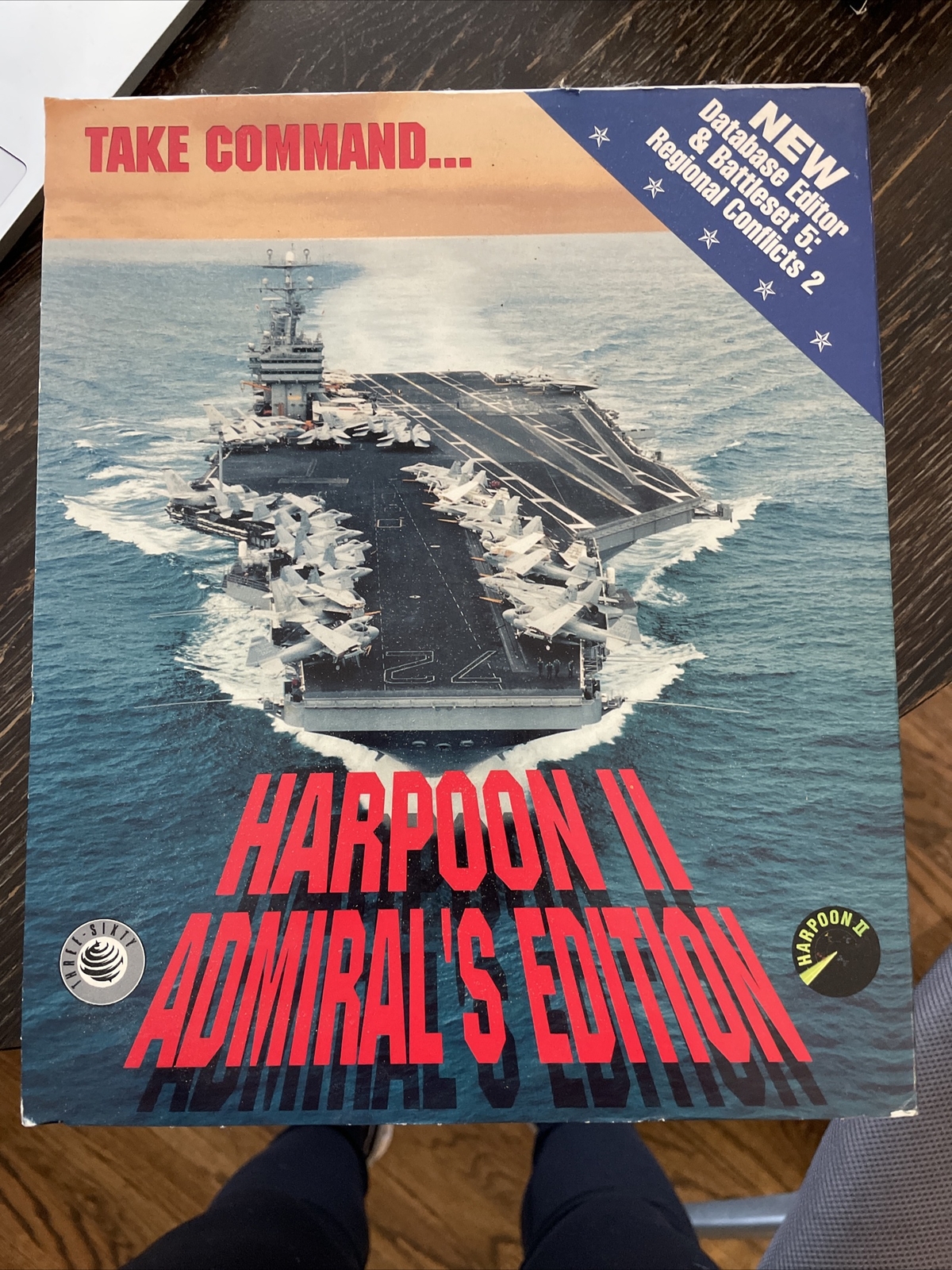 HARPOON 2 II ADMIRAL'S Edition Big Box PC Game 1996 | eBay