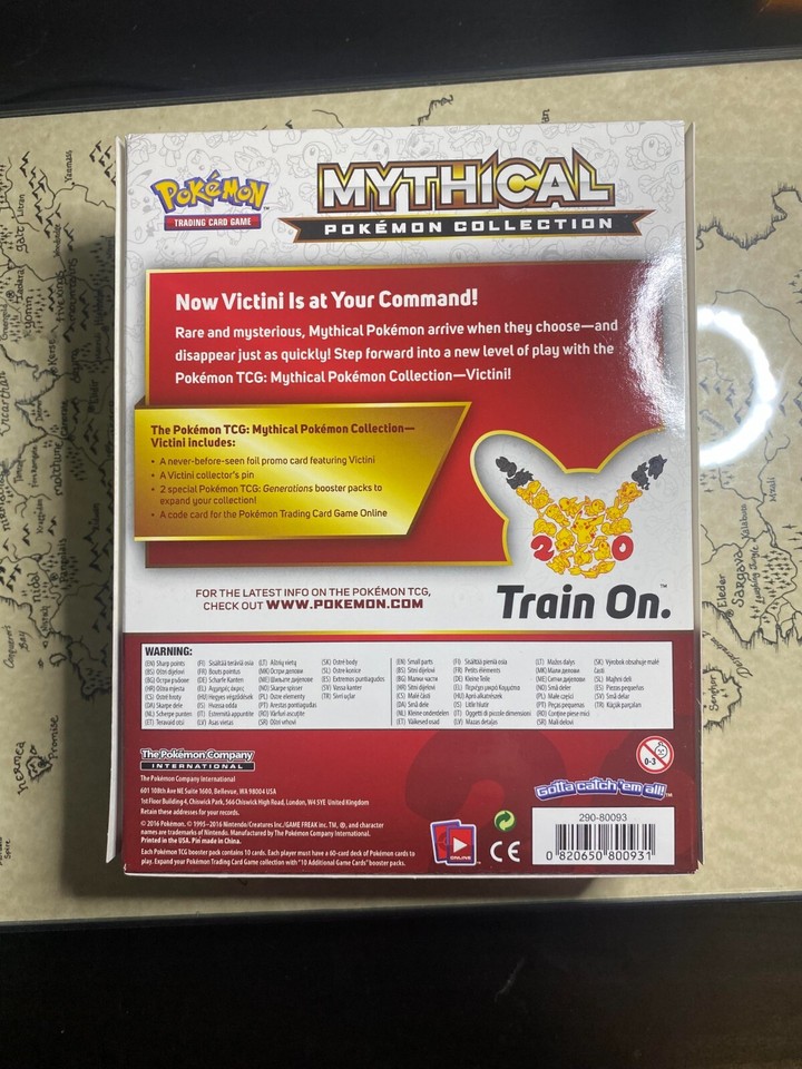 SEALED/UNOPENED 20th Anniversary Mythical Pokemon Collection Box ...