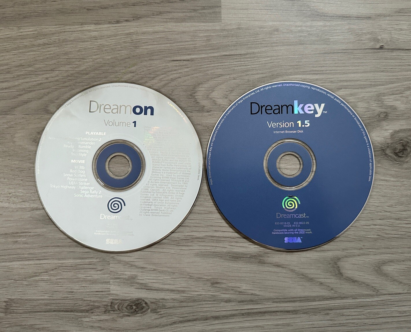 Sega Dreamcast - Dream On DreamON - Volume 1 & Dream Key Version 1.5 ...