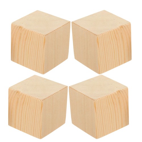 4 Pcs Heavy Duty Risers Heightening Block Bed Lift Blocks Desk Wood Couch | eBay