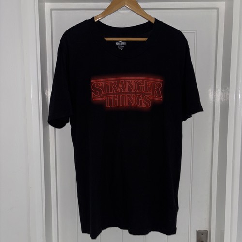 Hollister Men's Stranger Things Graphic T-Shirt Double Sided Print Size Medium | eBay