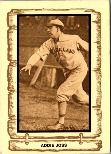 1983 Cramer Baseball Legends Series 4 Addie Joss #114 Cleveland Indians ...