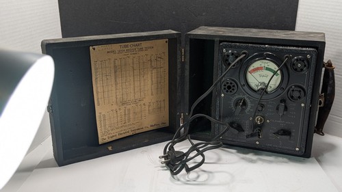 Triplett Tube Tester Model 1210 A Powers on Vintage Ham Radio Tubes | eBay