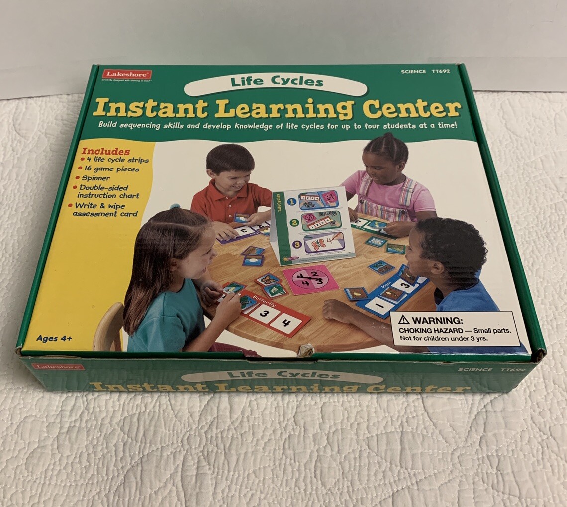 Lakeshore Learning Science Instant Learning Center Life Cycles (Two ...