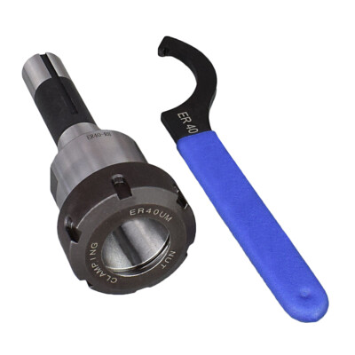 HIGH PRECISION ER-40 ER COLLET CHUCK with R8 SHANK FOR MILLING MACHINE ...
