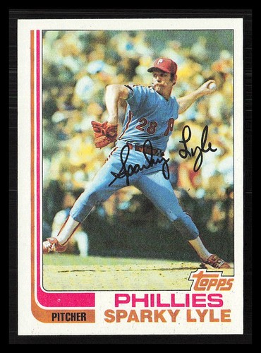 Sparky Lyle 1982 Topps #285 Philadelphia Phillies | eBay