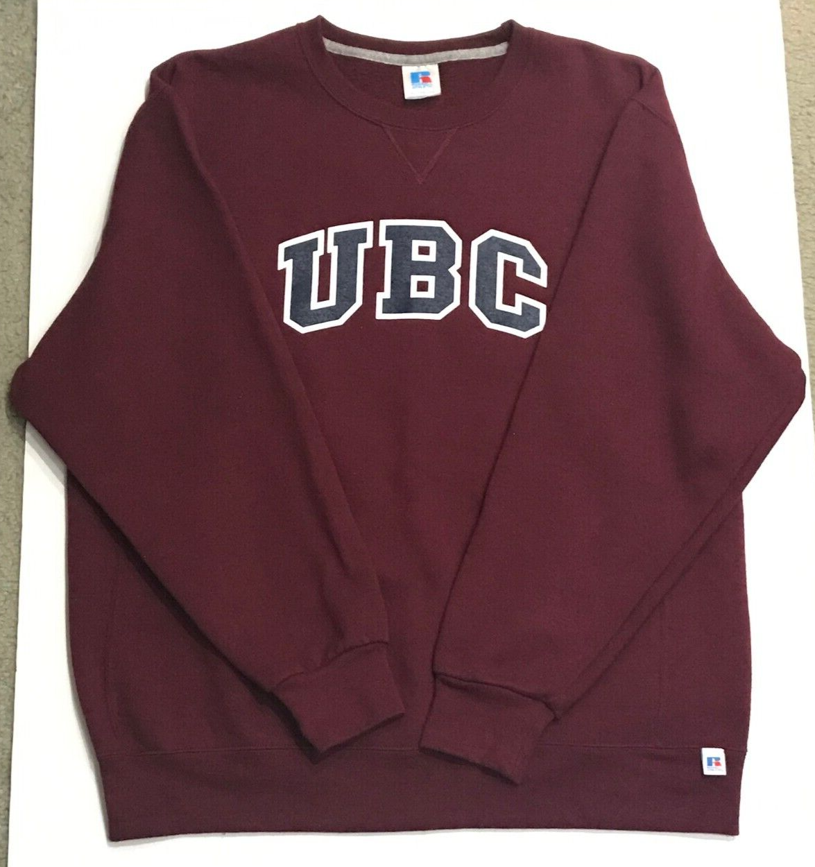 University of British Columbia UBC Maroon Crewneck Sweatshirt XL | eBay