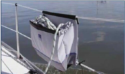 Blue Performance Sea Rail Rope Marine Yacht Storage Bag Boat Rail ...