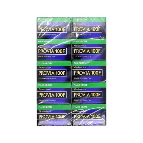 NEW FUJIFILM FUJICHROME PROVIA 100F ISO 100 36EXP 10ROLLS SET NEW from ...