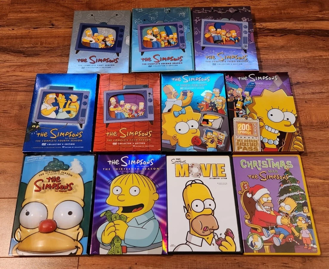 The Simpson Dvds Seasons 1 3