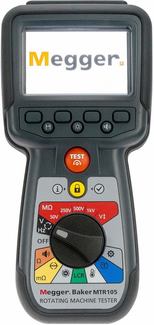 Megger MTR105 Rotating Machine Tester for sale online | eBay