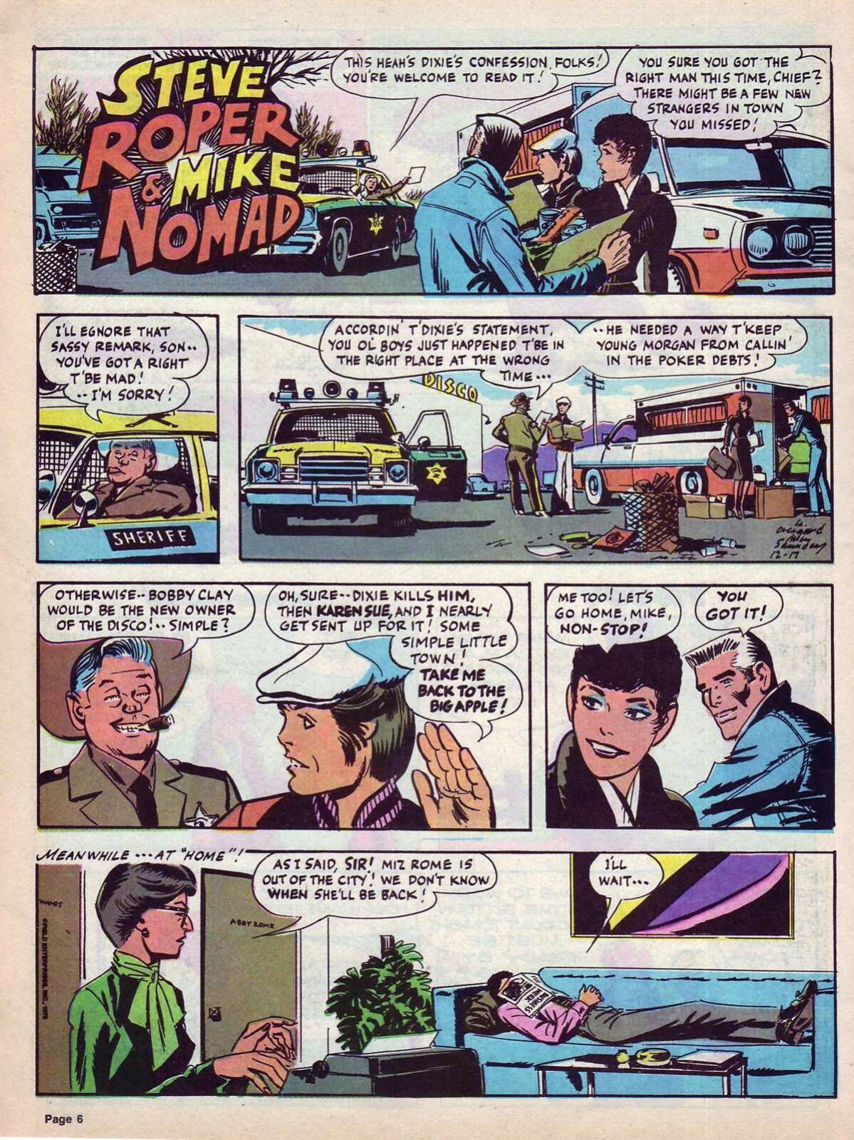 Steve Roper & Mike Nomad - full page color Sunday comic - December 17 ...