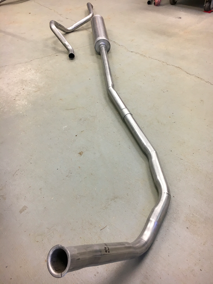 1955-1959 Chevy 3100 2nd Series Complete NOS Style Exhaust System 6 ...