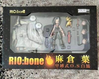 RIO bone Asakura Yoh & Byakko SHAMAN KING IO.S. Hakuho Action Figure ...