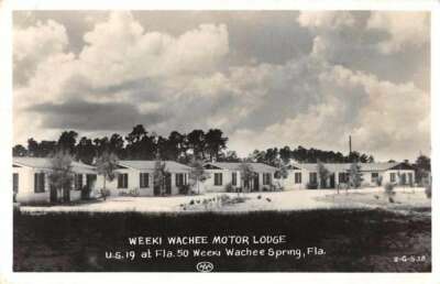 Weeki Wachee Spring Florida Weeki Wachee Motor Lodge real photo pc ...