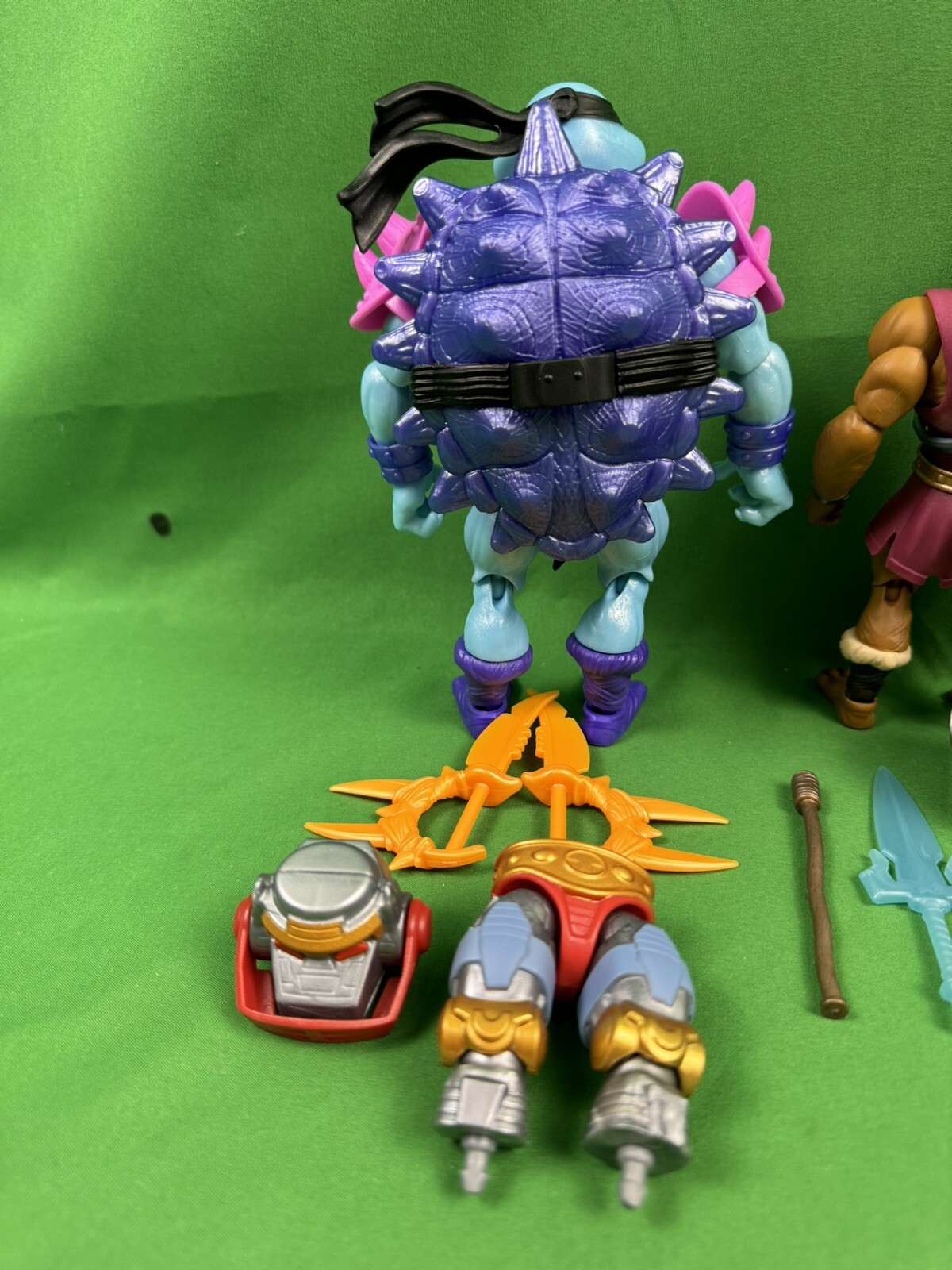 Turtles of Grayskull SLA'KER / SPLINTER / MOUSE-JAW / MOTU x TMNT w/BAF ...