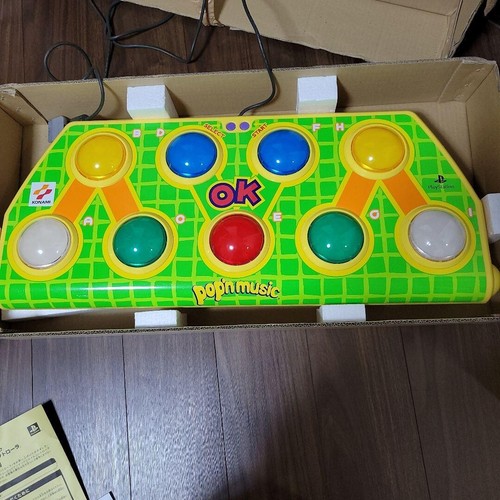 Pop'n Music Arcade Style Controller Sony Playstation 2 PS2 PSX | eBay