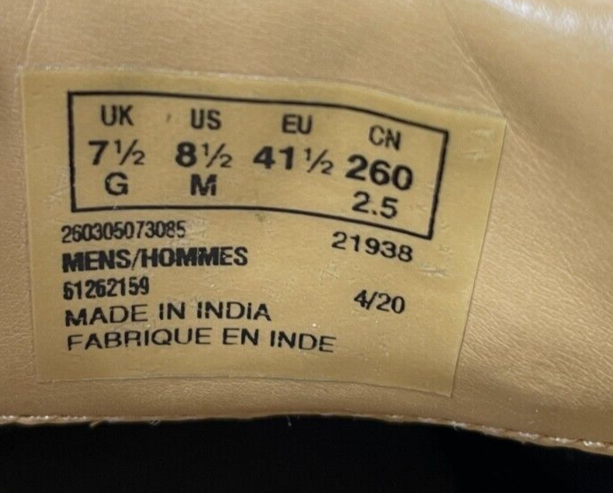 Clarks Mens 8.5 Waterloo Boat Shoe Black Leather Casual Dress Shoe Tie ...