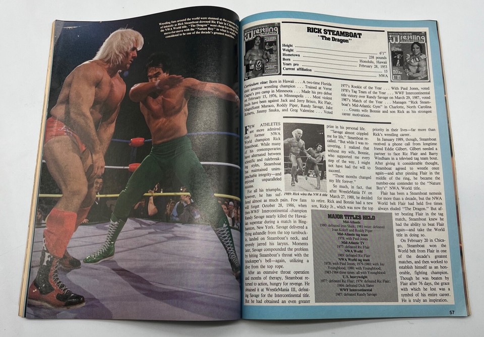 Hulk Hogan Dusty Rhodes Mr T 1989 Pro Wrestling Illustrated PWI ...