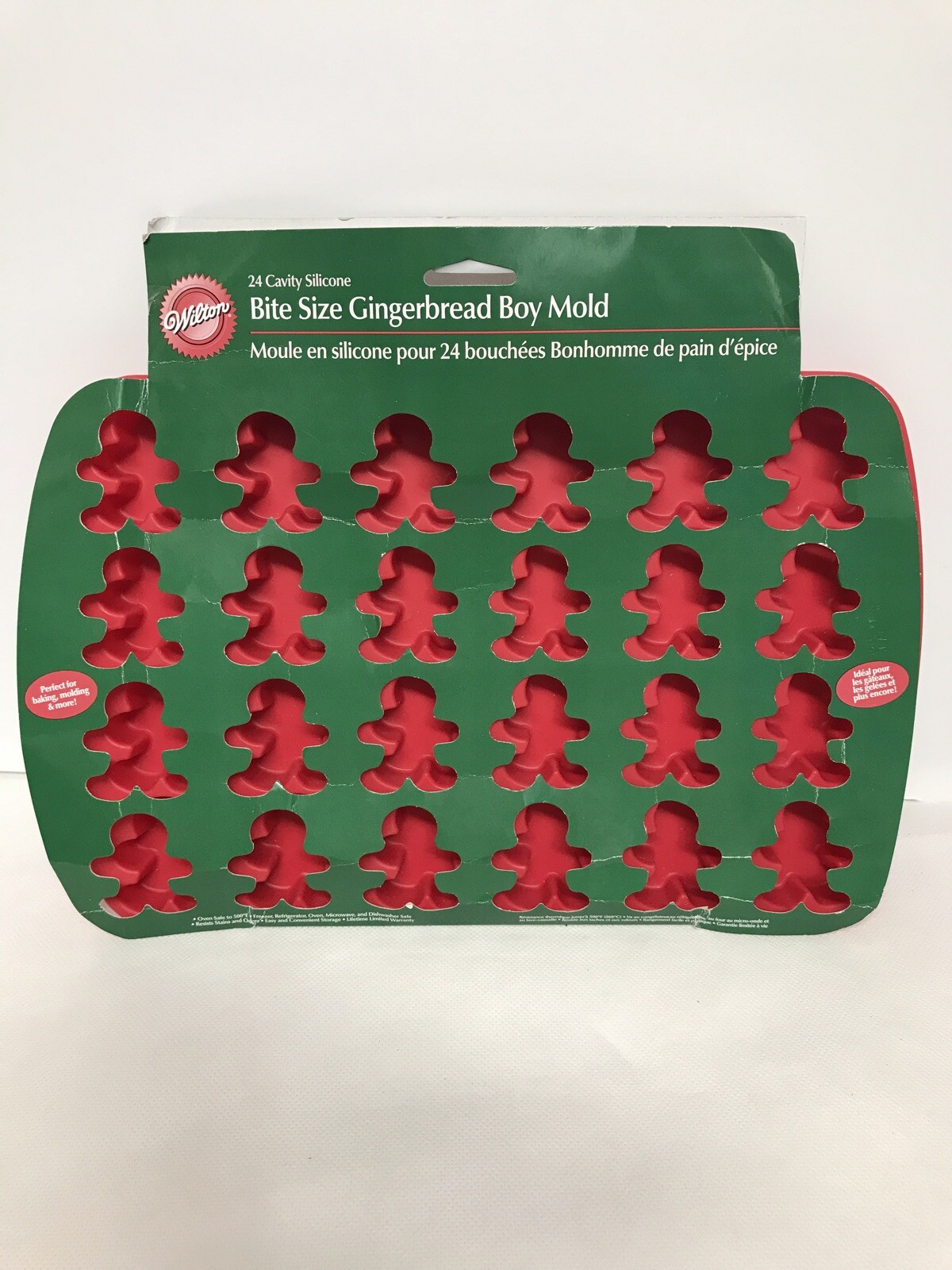 Wilton Silicone Bite Size 24 Cavity Mini Treat Pan Christmas ...