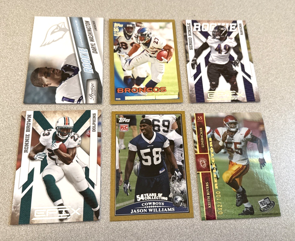 NFL Football Serial Numbered Card Lot 30 Cards | eBay