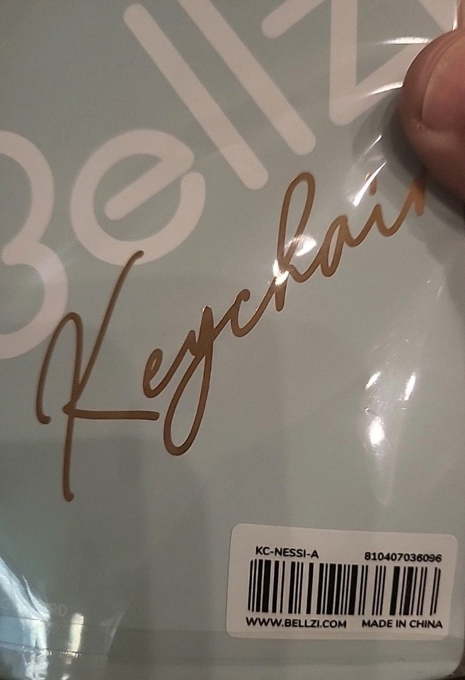 Bellzi Keychain BLUE LOCK NESS NESSI Rubber Wristlet NWT | eBay