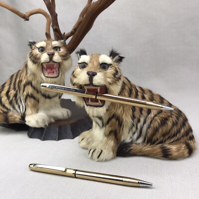 Scripto EVERGLIDE Vintage Pen & Mechanical Pencil Set Gold Tone | eBay