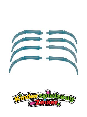 LEGO 8 x Bein Rippe Schwanz Trans-Light Blue Appendage Bony Large Leg ...