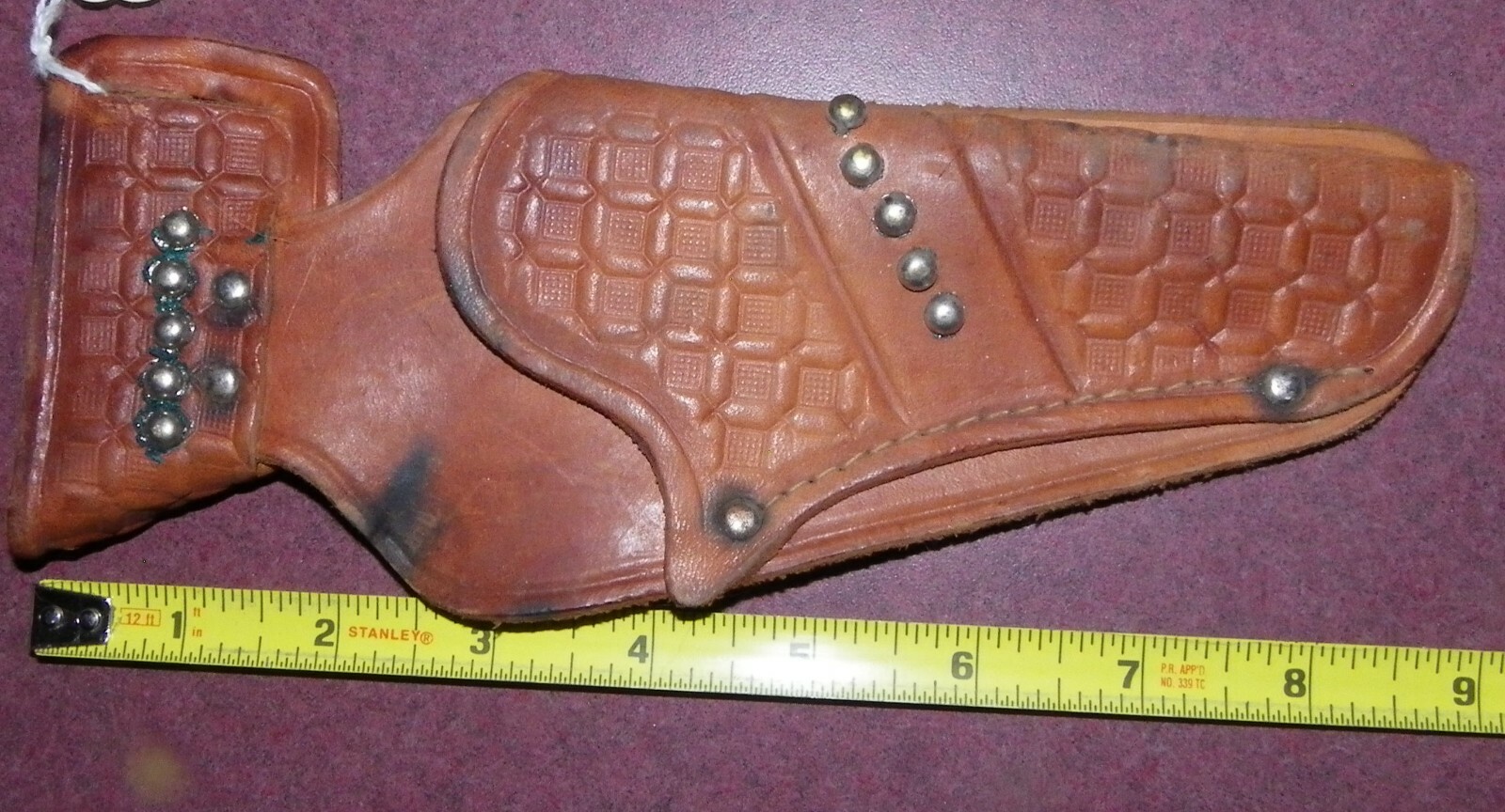 TOY BB CAP GUN LEATHER HOLSTER | eBay