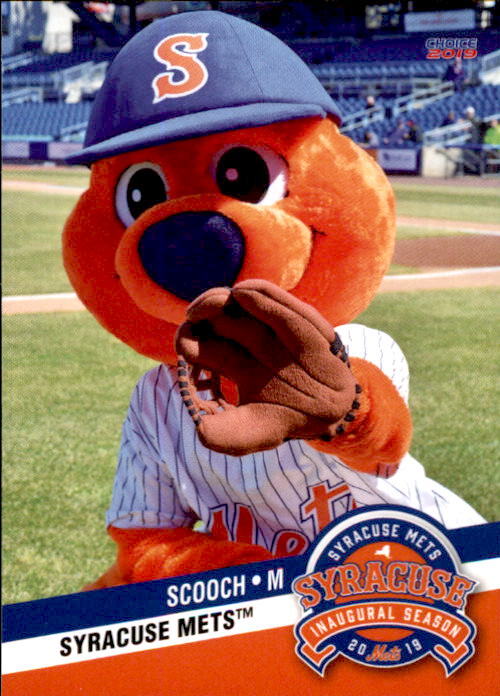 2019 Syracuse Mets Choice #34 Scooch MASCOT - NM Baseball Card | eBay
