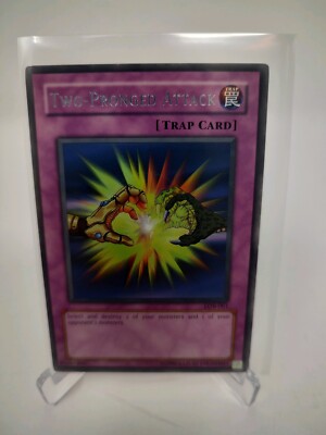 YuGiOh Two-Pronged Attack LOB-061 Legend of Blue Eyes BUF | eBay