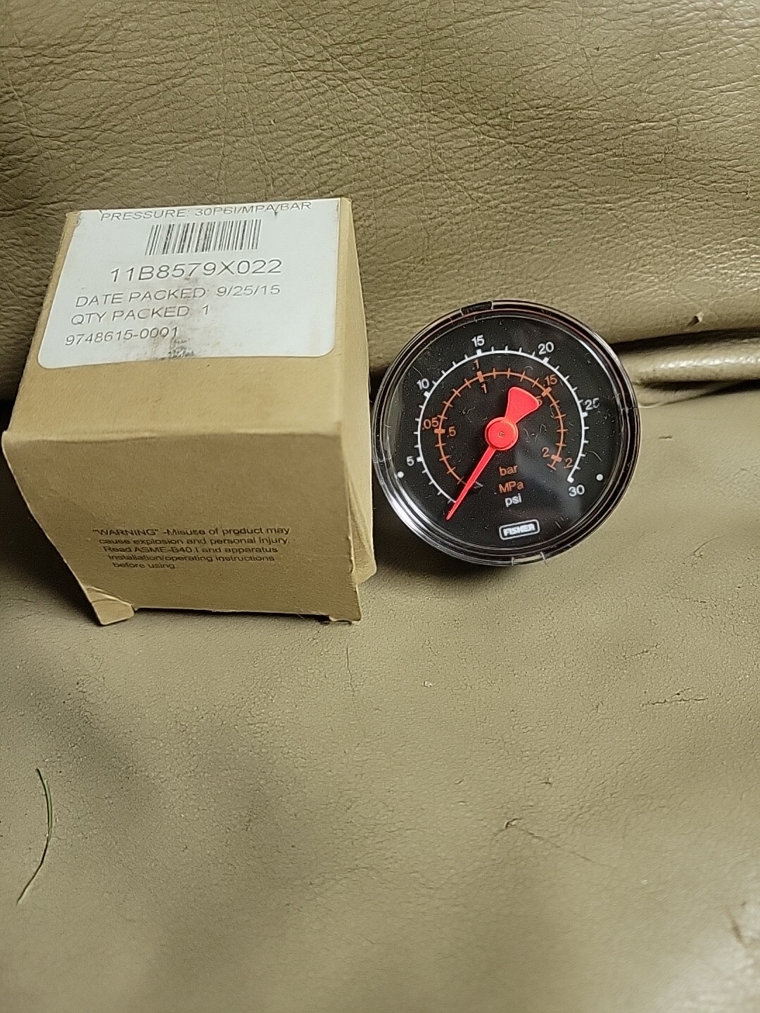 Fisher Pressure Gauge 11B8579X022 0-30 PSI for sale online | eBay