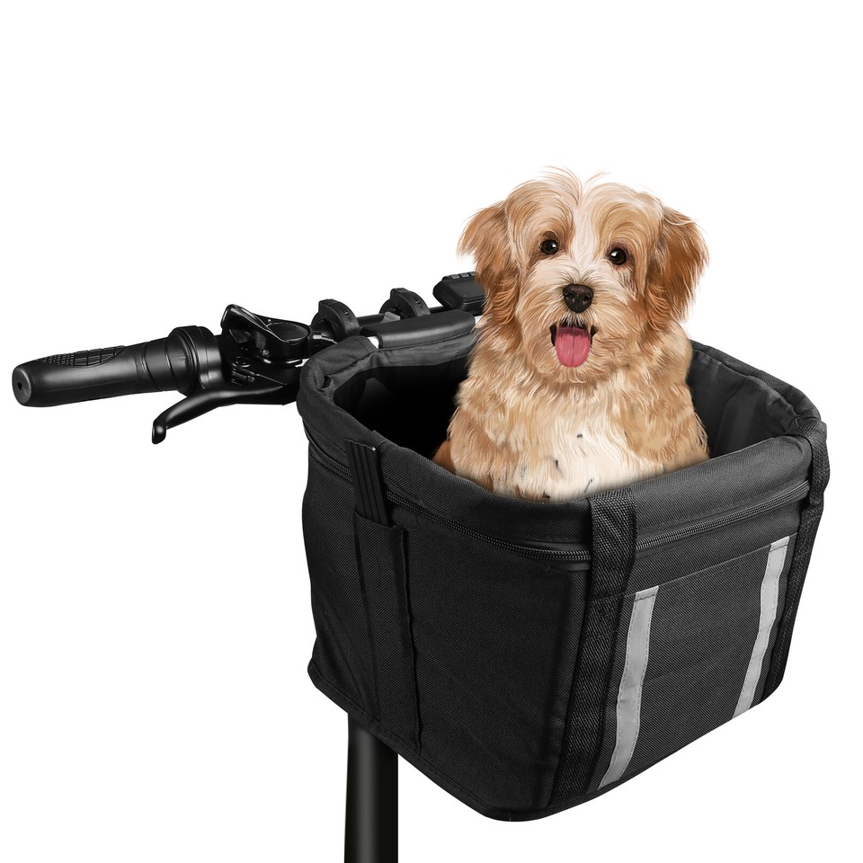 Bike Front Basket Detachable Rear Bike Basket Front Handlebar Bag for ...