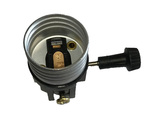 New 3 Terminal Turn Knob Lamp Socket Interior for Wiring Bottom Light ...