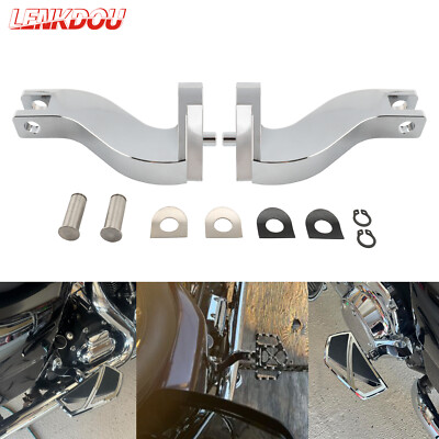 CNC Passenger Foot Peg Mount Kit For Harley Street Glide Road King ...