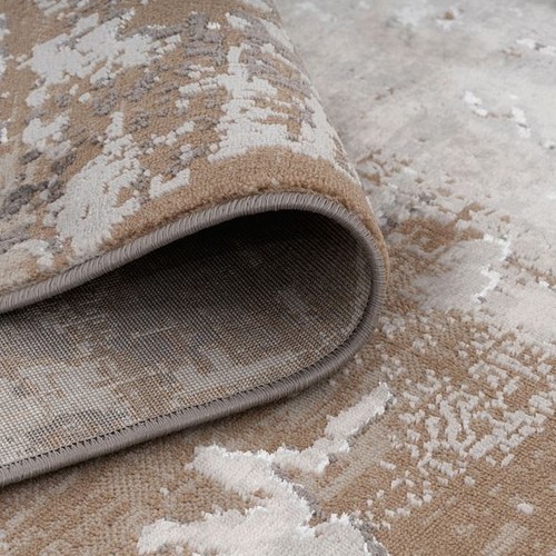 Modern Beige Area Rug | Short Soft Pile Carpet for Living Room | Choice ...