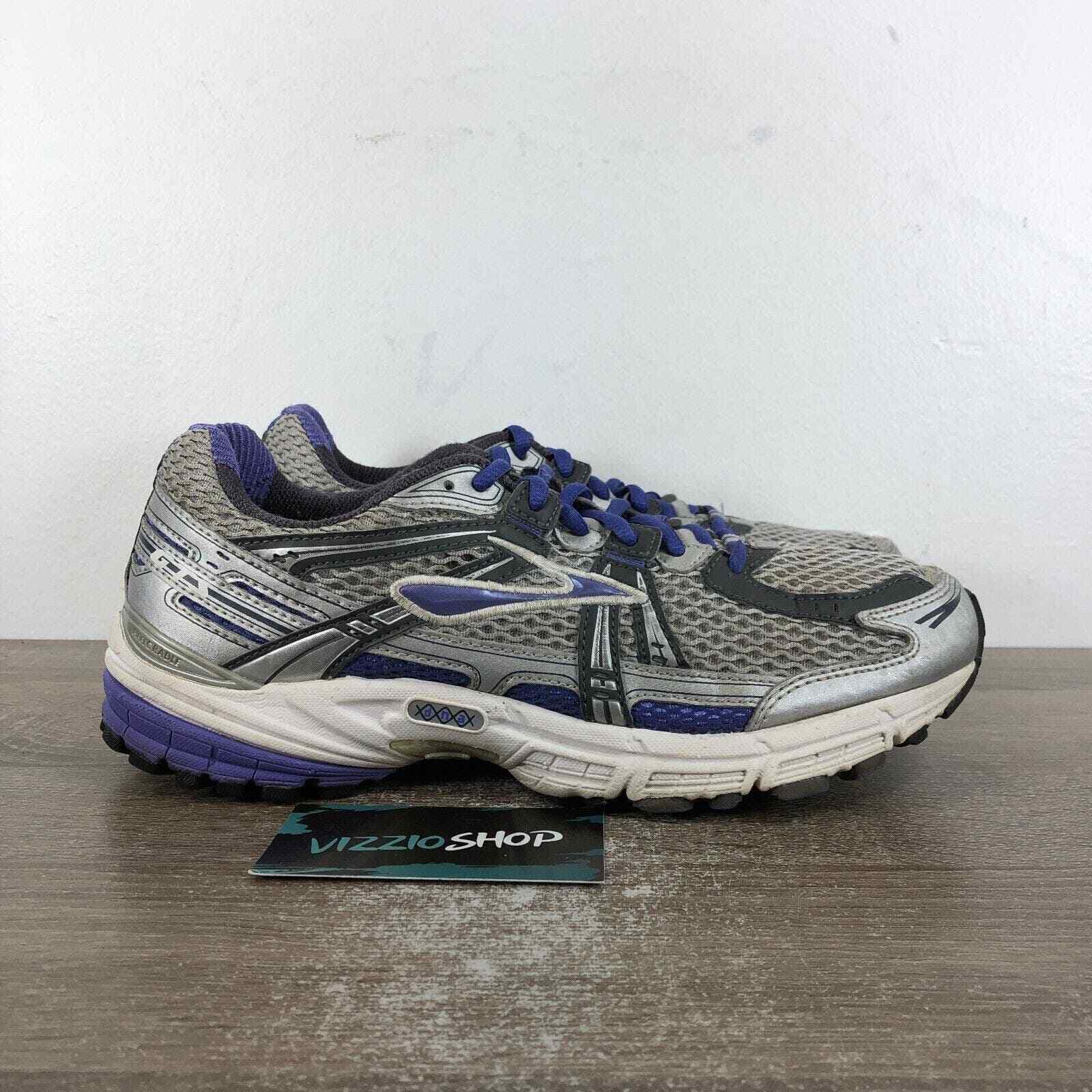 Brooks Adrenaline GTS 11 Silver Blue Iris Running Wom… - Gem