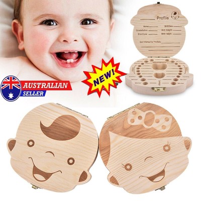 Tooth Saver Box Baby Tooth Box Kids Keepsake Organizer Tooth Storage ...