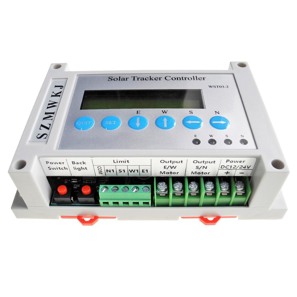 Solar Panel Auto Tracking LCD Dual Axis Solar Tracker Controller With ...