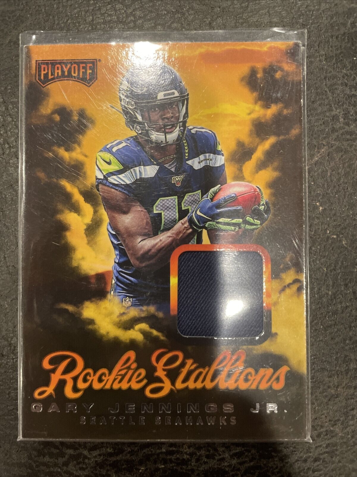 2019 Playoff Rookie Stallions Jerseys #38 Gary Jennings Jr. Seattle ...
