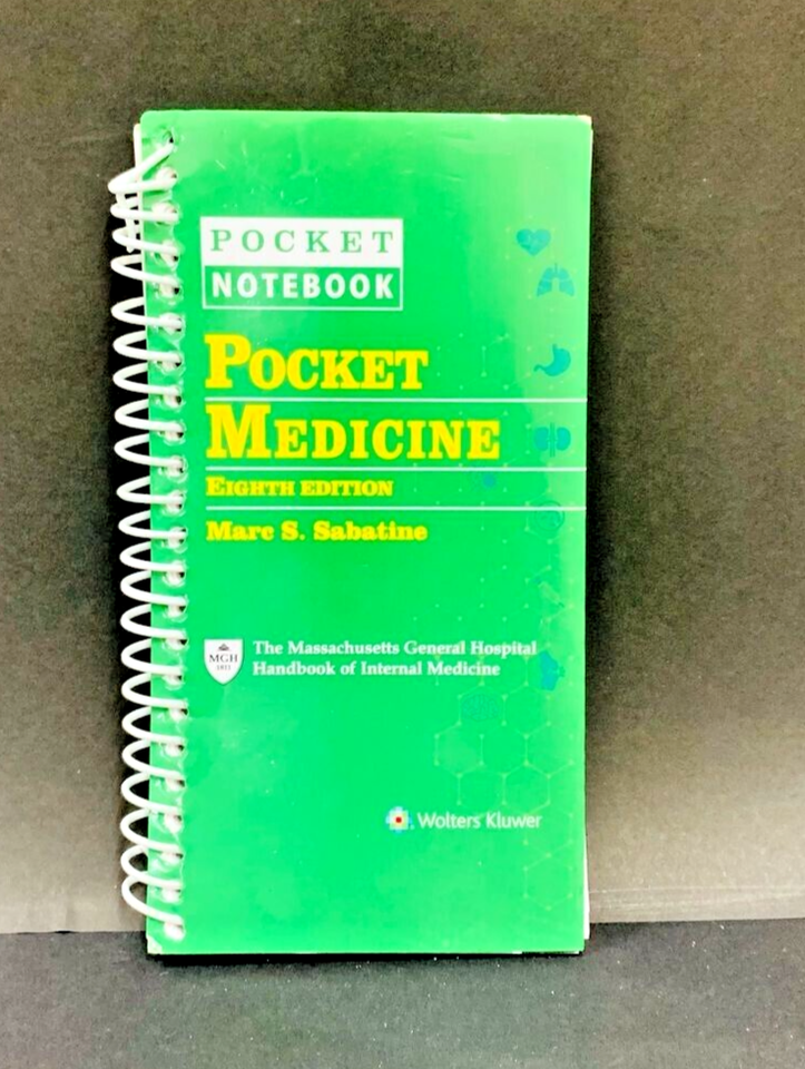 Pocket Medicine 8 Edition by Marc S. Sabatine ( Spiral bond) | eBay