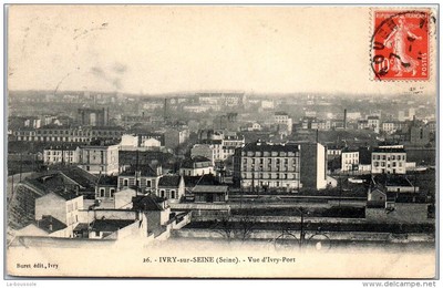 94 IVRY SUR SEINE - vue d'ivry port | eBay