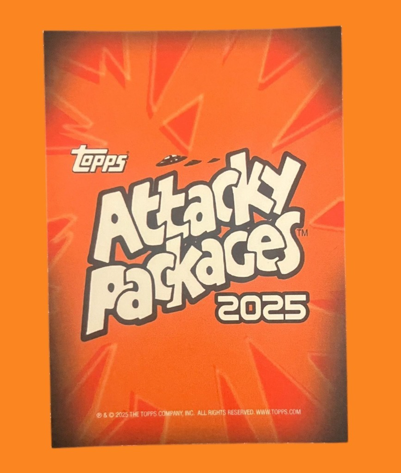 2025 Wacky Packages Halloween - Mars Attacks Attacky #3 Martian Meanies ...