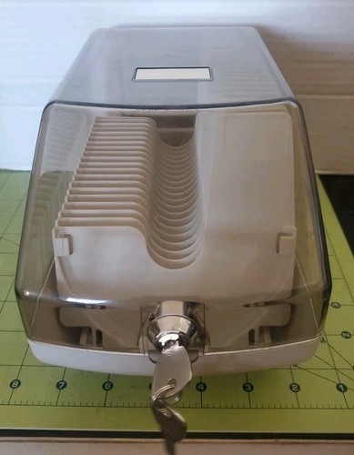 Vintage CD ROM Case Holder Storage Adjustable Divider With Key | eBay