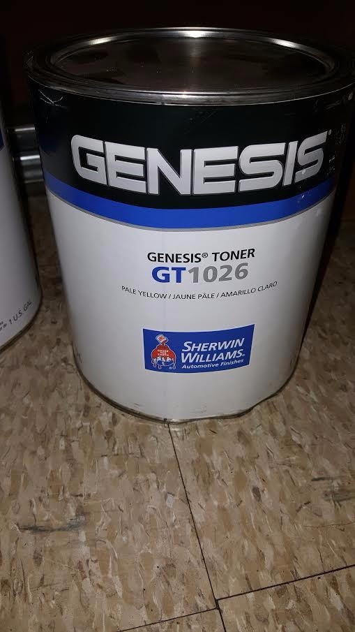SHERWIN WILLIAMS GENESIS TONER GT1026 PALE YELLOW 1 GALLON | eBay
