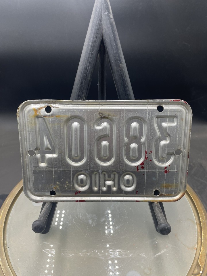 Vintage 1978 Original Ohio Motorcycle License Plate | eBay